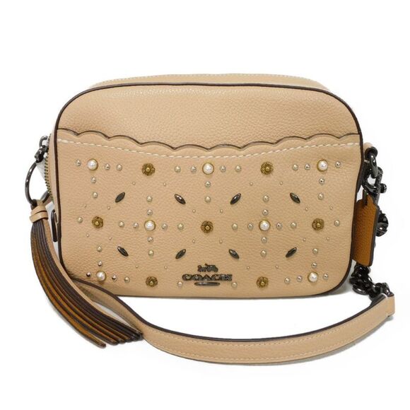 Coach | Bags | Coach Prairie Rivets Pebbled Leather Shoulder Bag | Poshmark